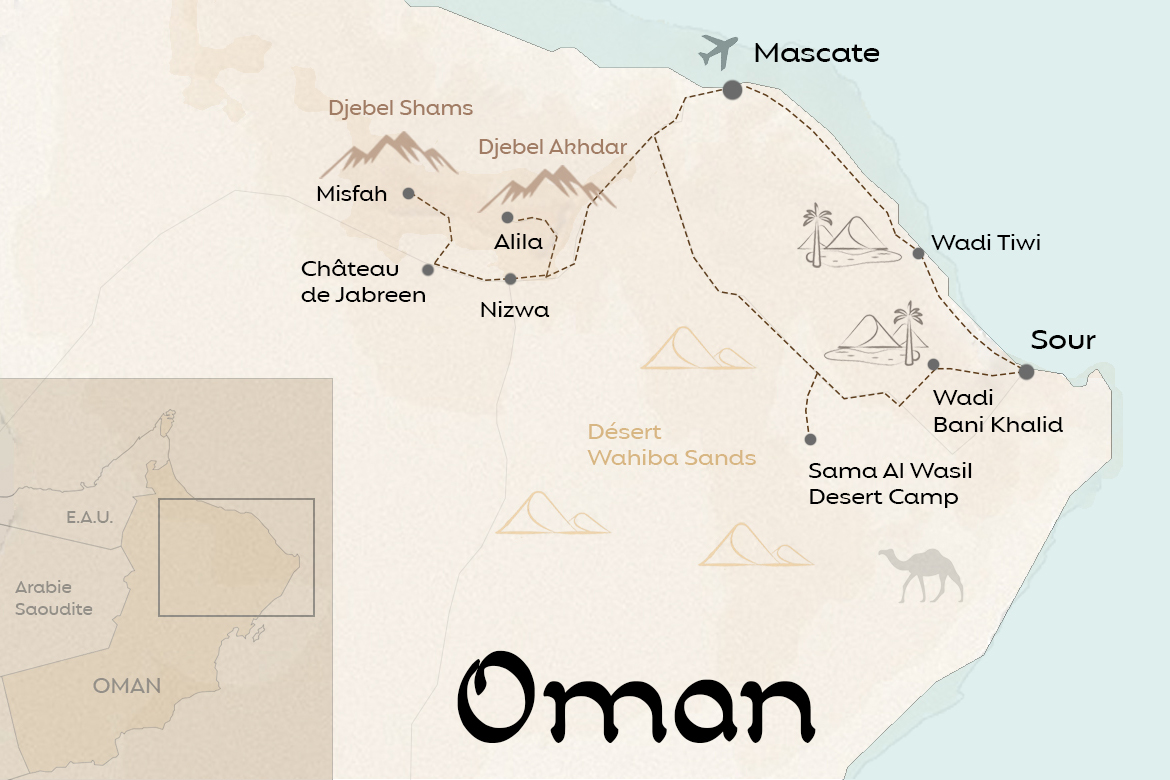 Les essentiels d’un road trip d’une semaine à Oman – Life in the Air